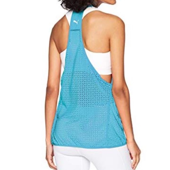 Puma | Tops | Puma Racerback Punched Tank Top Xl | Poshmark